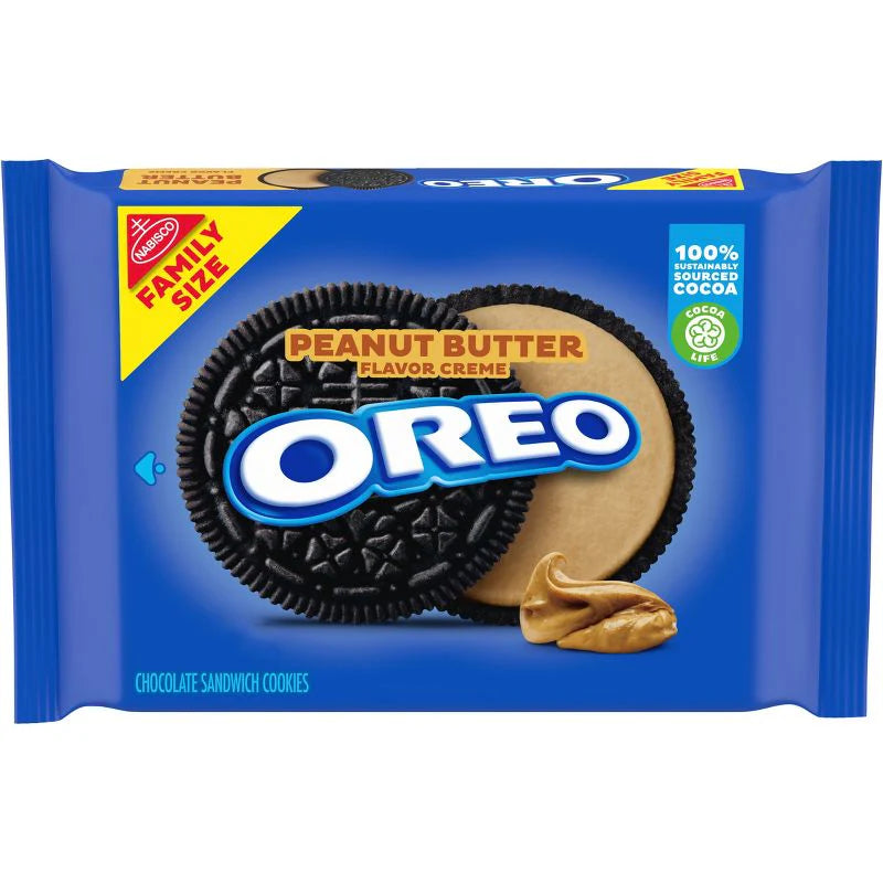 Oreo Peanut Butter Family Size 482g – Candy Craze