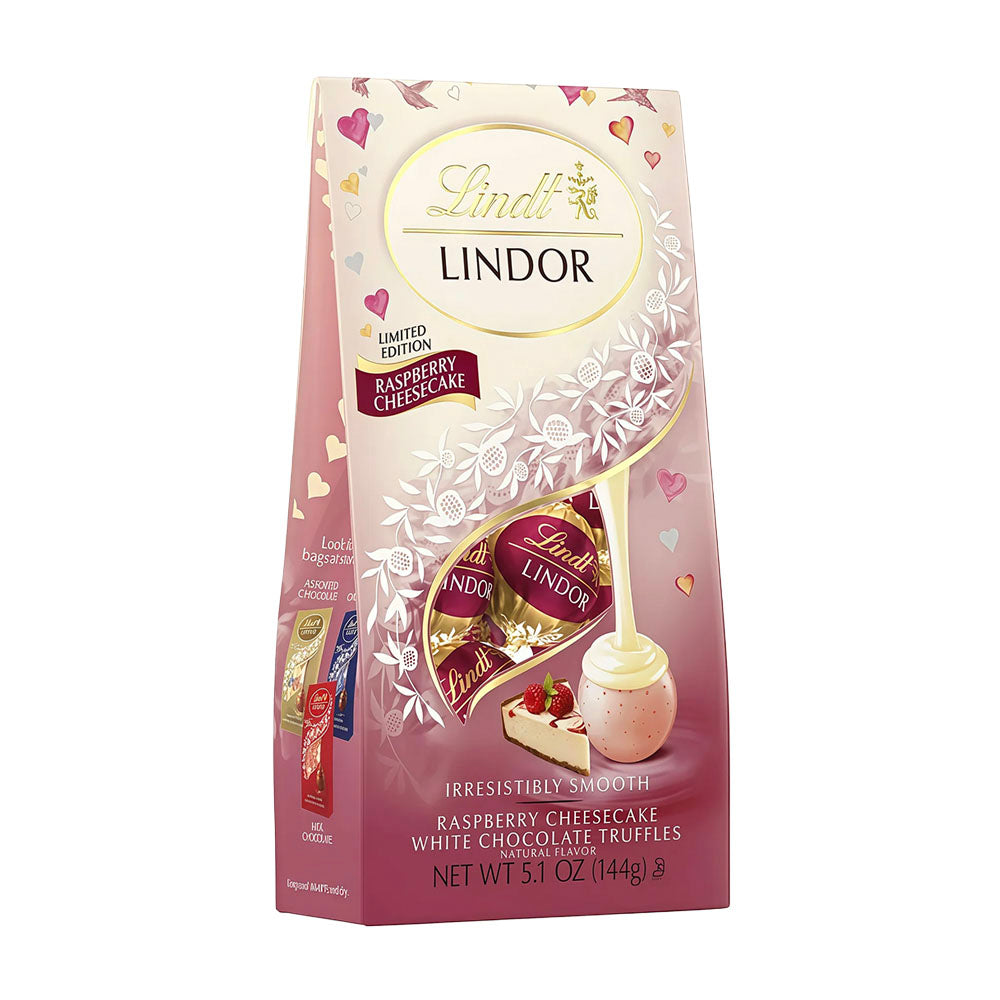 Lindt Lindor Raspberry Cheesecake Truffles Limited Edition (144g ...