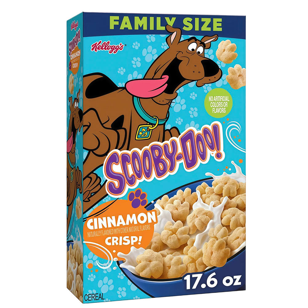 Kellogg's Scooby-Doo Cinnamon Crisp Family Size Cereal (499g) – Candy Craze